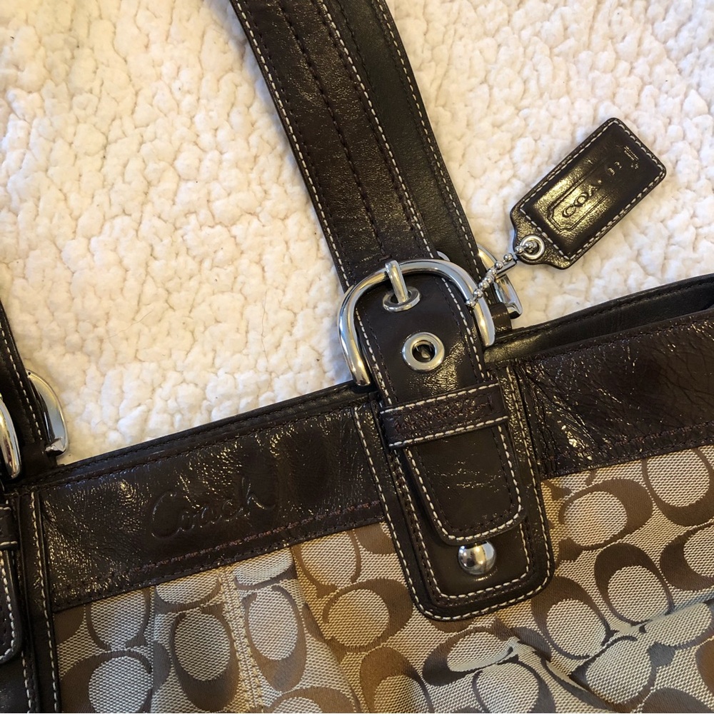 Coach Soho Signature Pleated Soho Bag - Gem